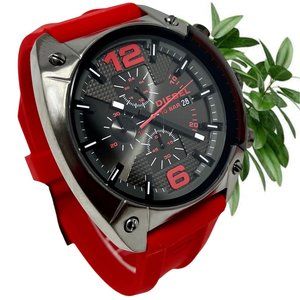 Diesel | Accessories | Nwt Diesel Mens Overflow Chronograph Gunmetal ...